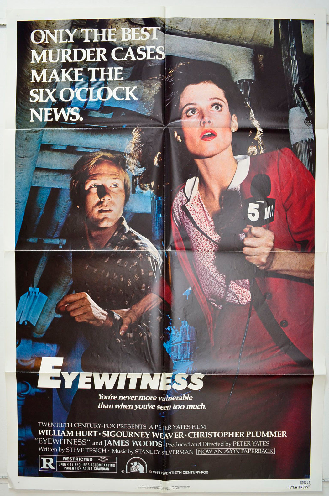 “Eyewitness” Original One Sheet Poster - Movie Poster – pastposters