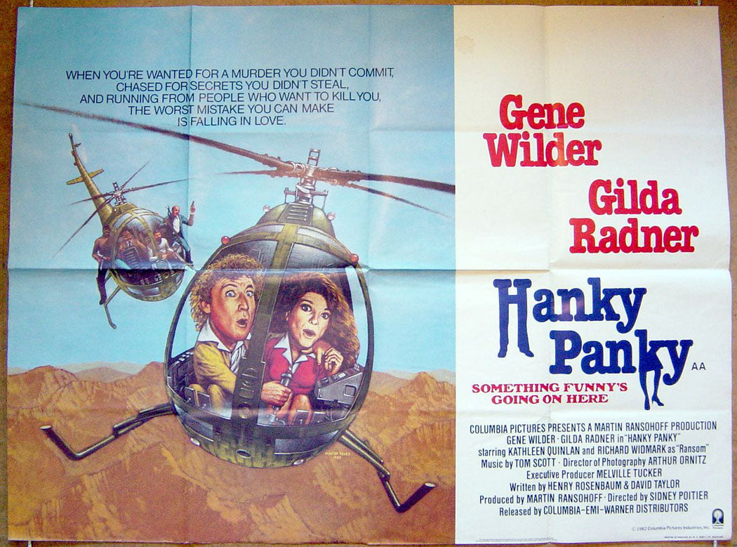“Hanky Panky” Original Quad Movie Poster – pastposters