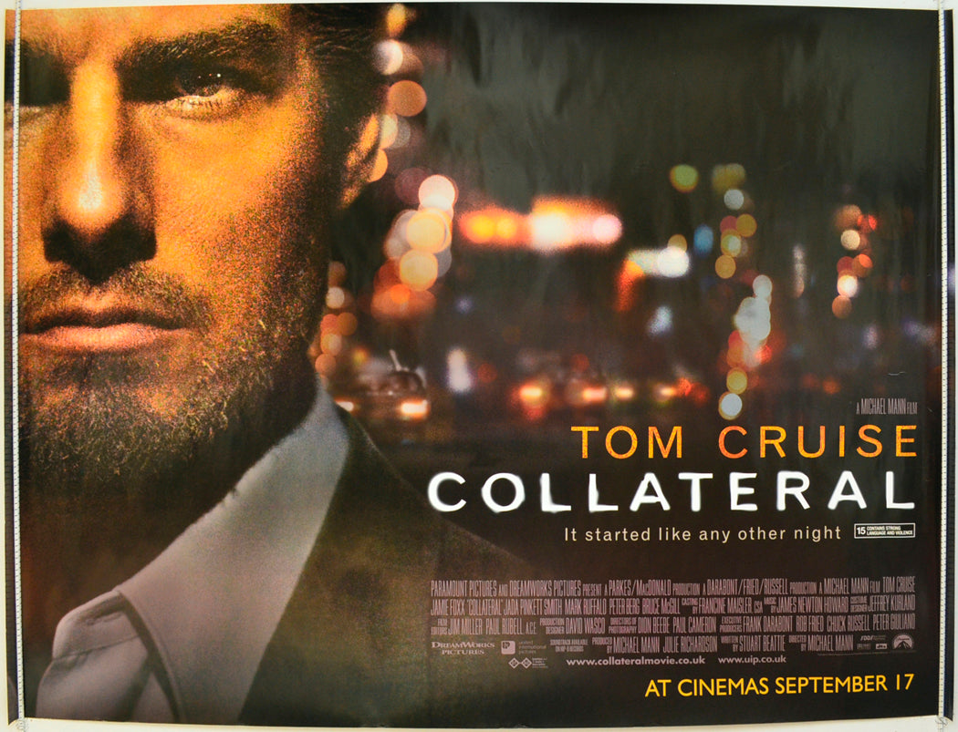 “Collateral” (Teaser / Advance Version) Original Quad Poster - Film Po – pastposters