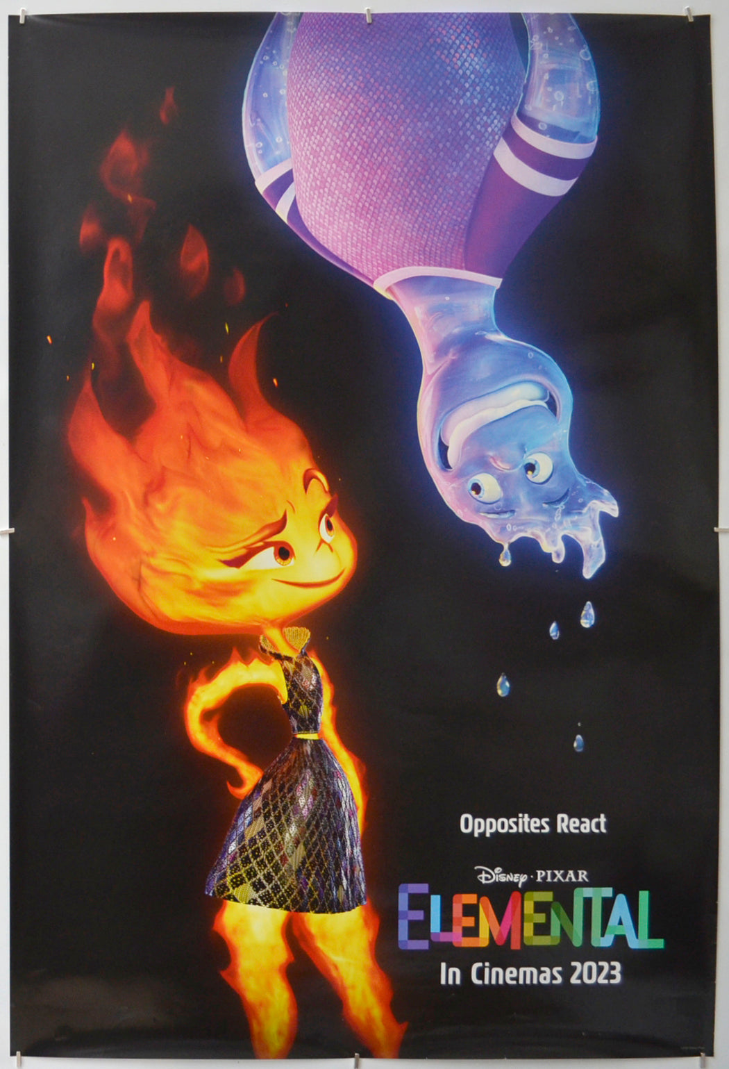 “Elemental” (Teaser / Advance Version)Original One Sheet Poster - Film – pastposters