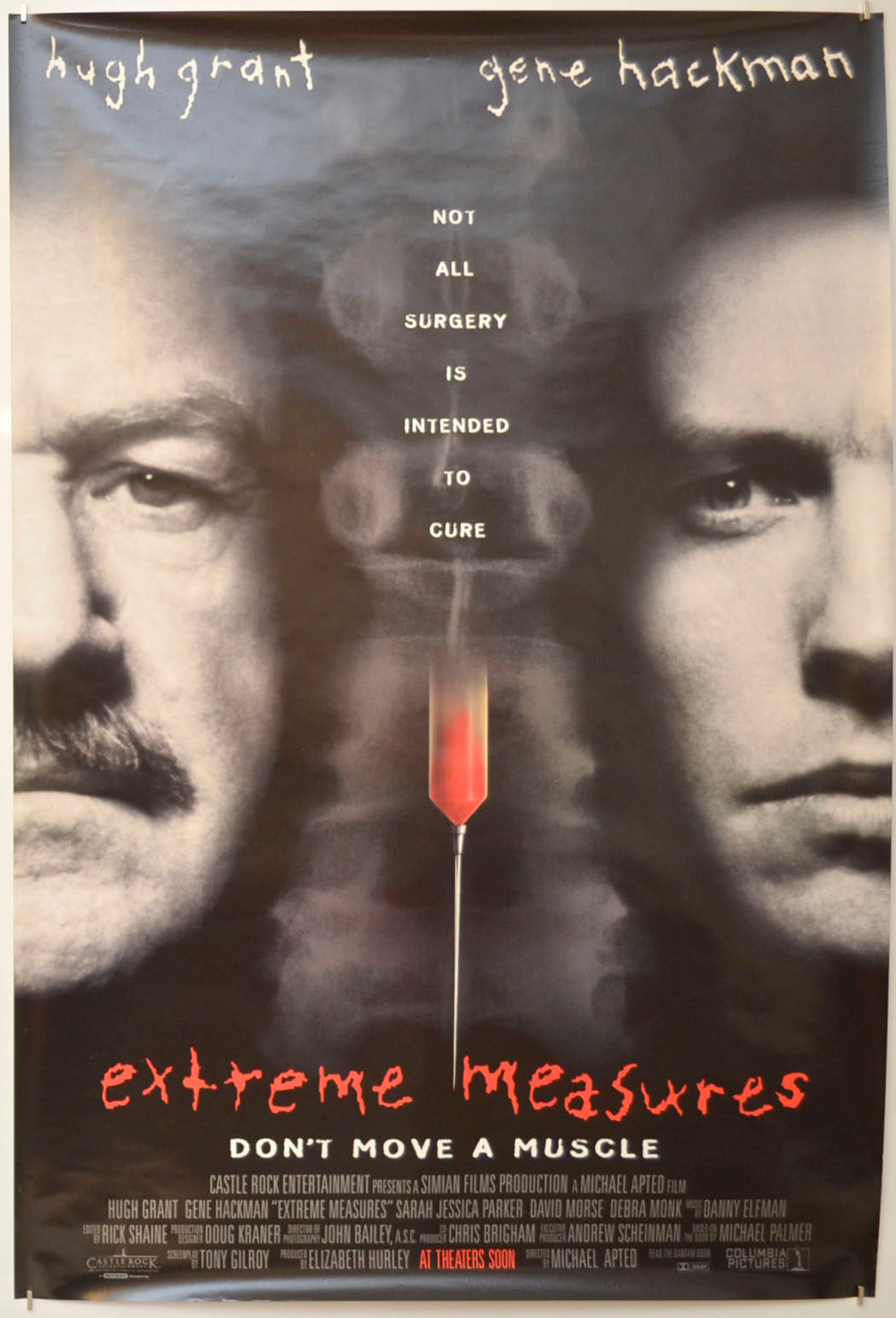 “Extreme Measures” Original One Sheet Poster - Film Poster - Movie Pos – pastposters