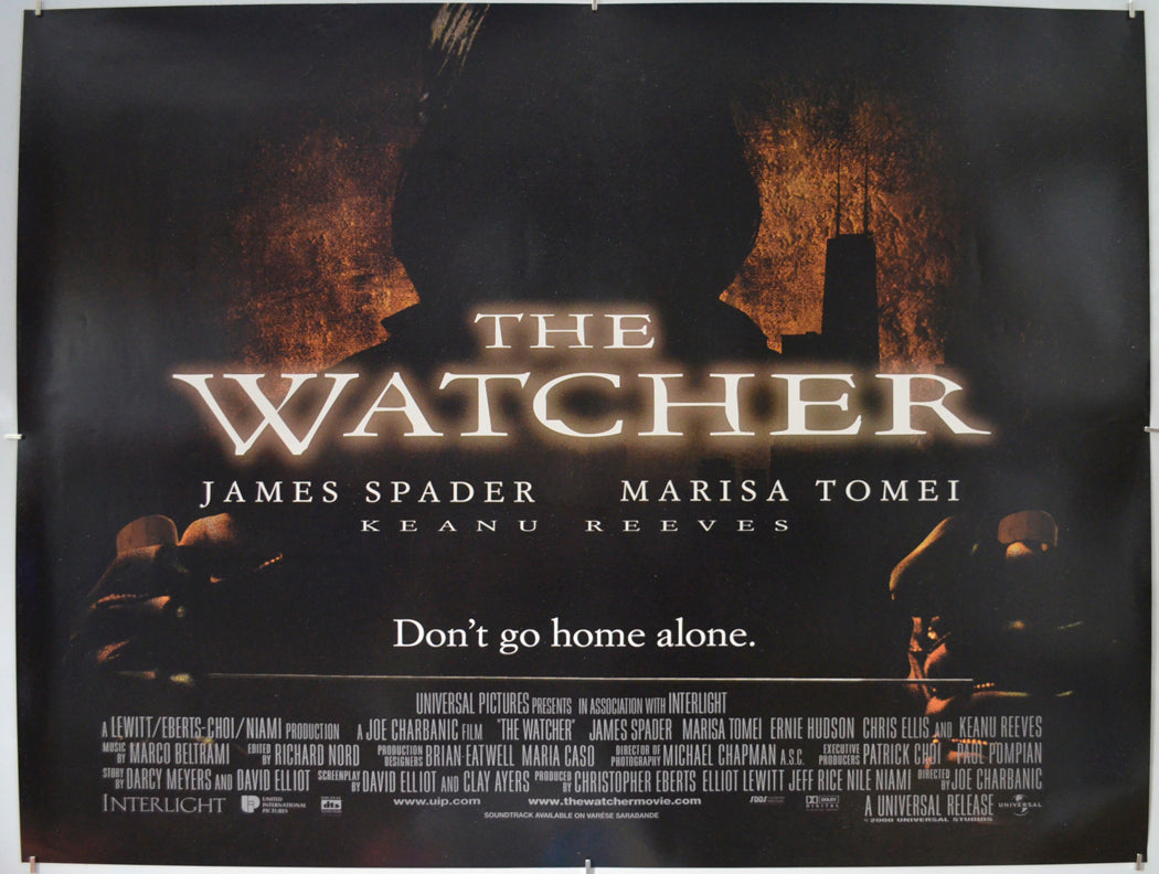 “The Watcher” - Original Quad Poster - Film Poster - Movie Poster – pastposters