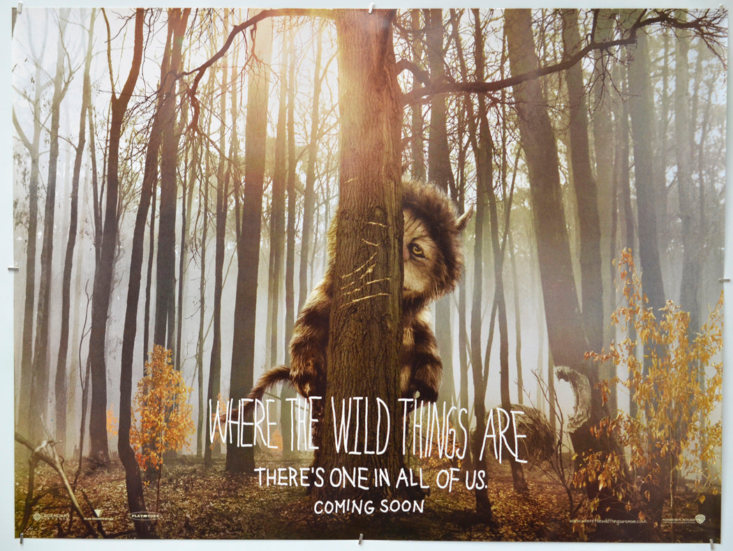 “where The Wild Things Are” Original Quad Poster Film Poster Movie