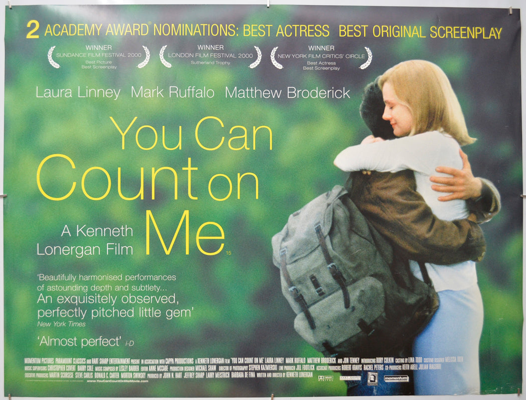 “You Can Count On Me” - Original Quad Poster - Film Poster - Movie Pos ...