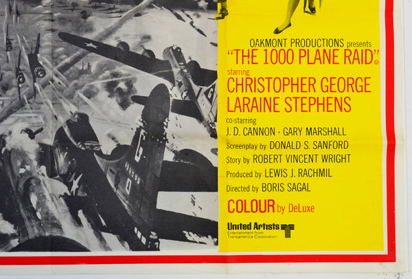 “The 1000 Plane Raid” Original British Quad Poster - Film Poster - Mov ...