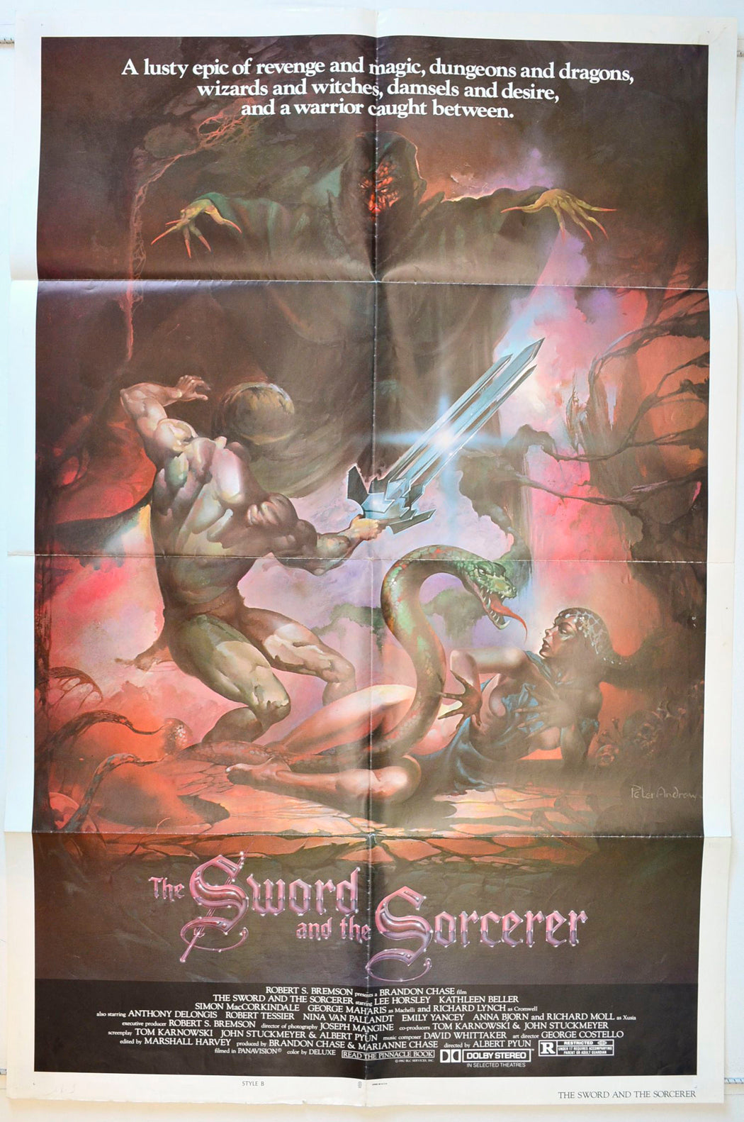 “The Sword And The Sorcerer” Original One Sheet Poster - Movie Poster ...