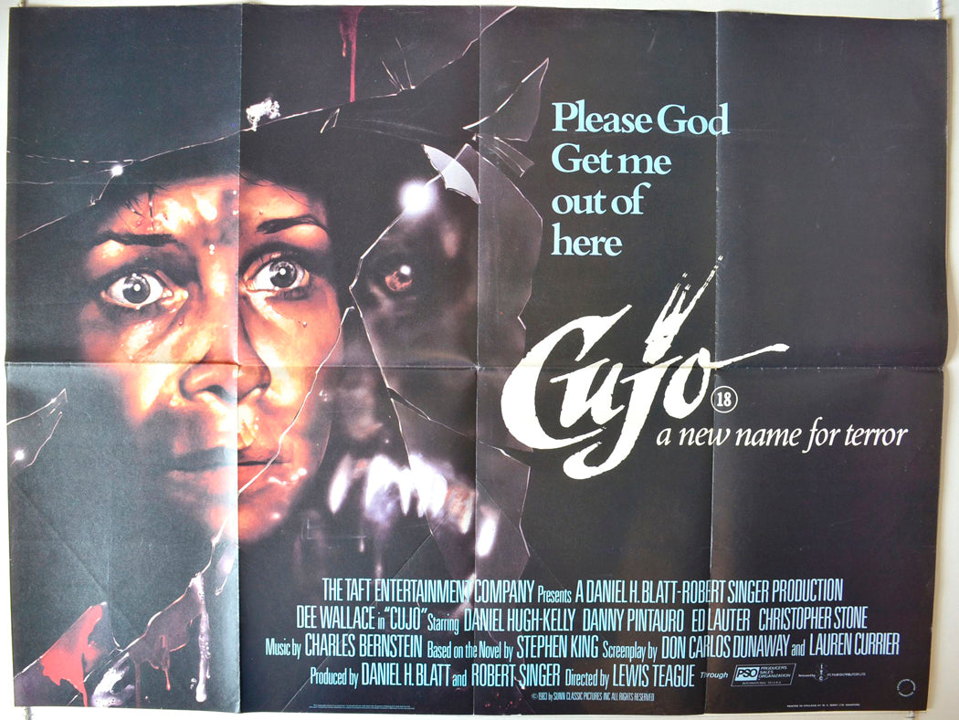 “Cujo” Original British Quad Poster - Movie Poster – pastposters
