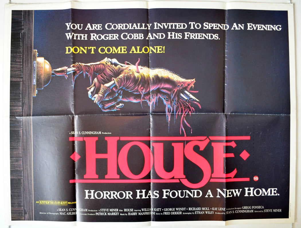 “House” Original British Quad Poster - Movie Poster – pastposters
