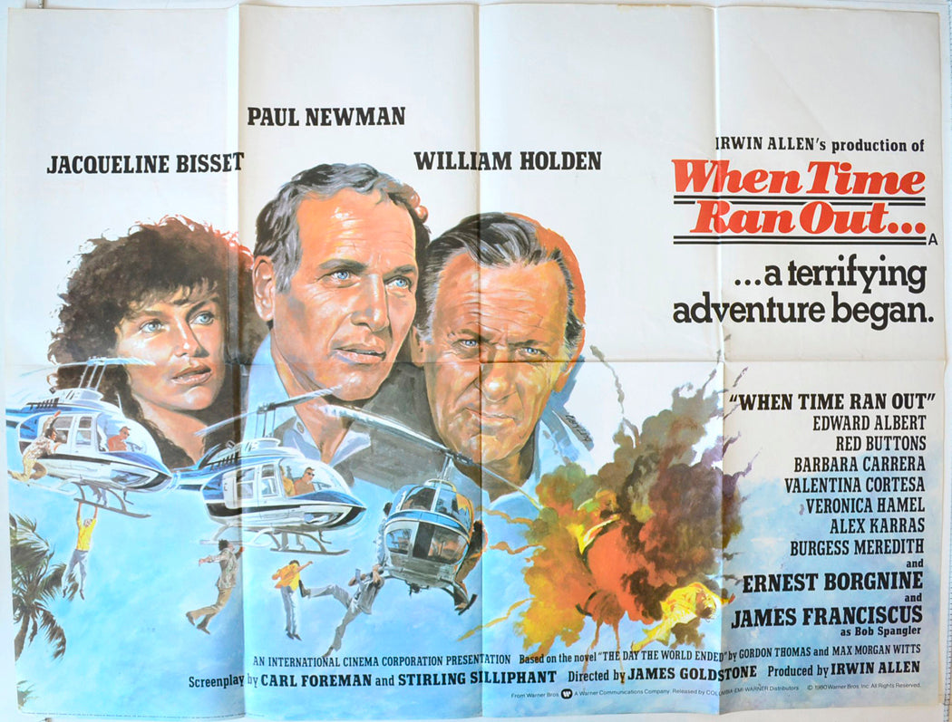 “When Time Ran Out” Original British Quad Poster - Movie Poster ...