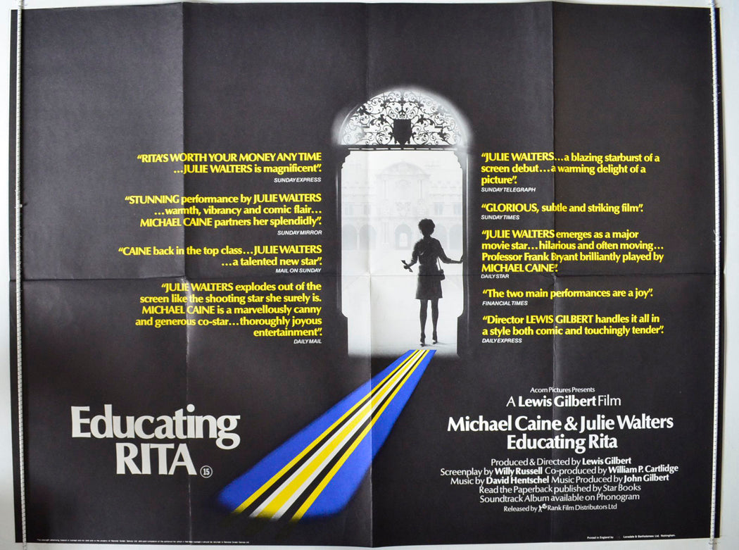 “Educating Rita” Original British Quad Poster - Movie Poster – pastposters