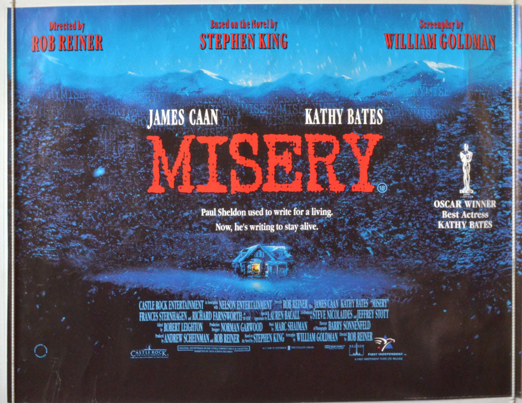 “Misery” Original British Quad Poster - Movie Poster – pastposters