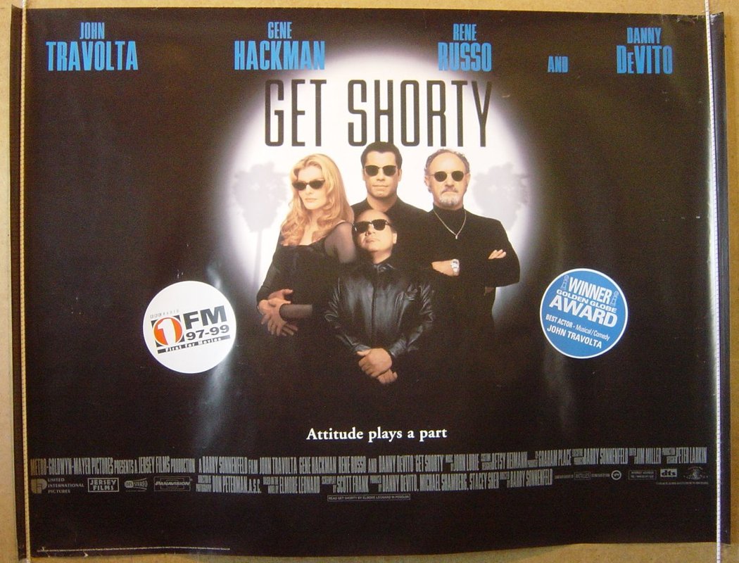 “Get Shorty” Original Quad Movie Poster – pastposters