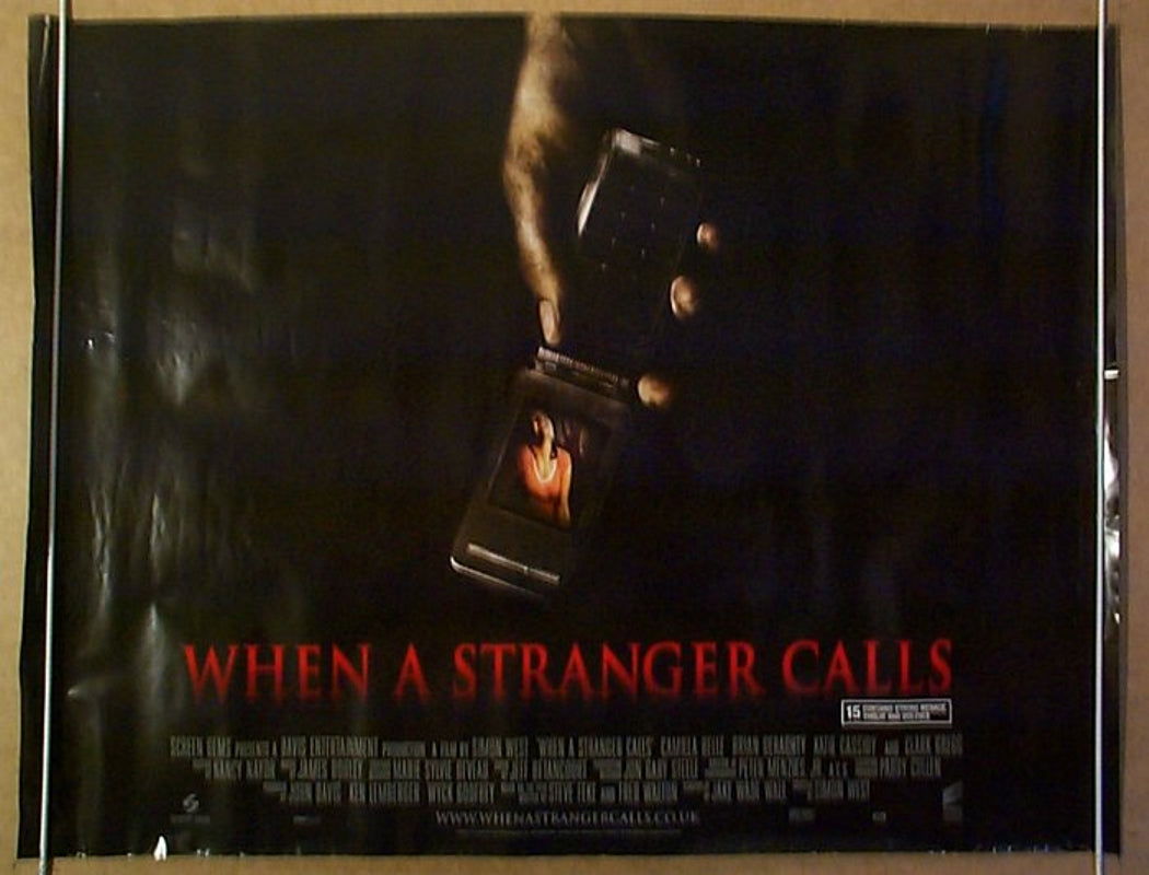 “When A Stranger Calls” Original Quad Movie Poster – pastposters