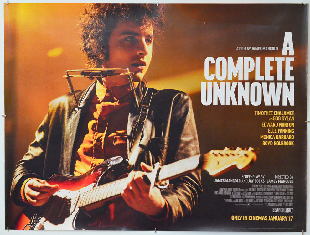 “A Complete Unknown” Original Quad Poster - Film Poster - Movie Poster ...