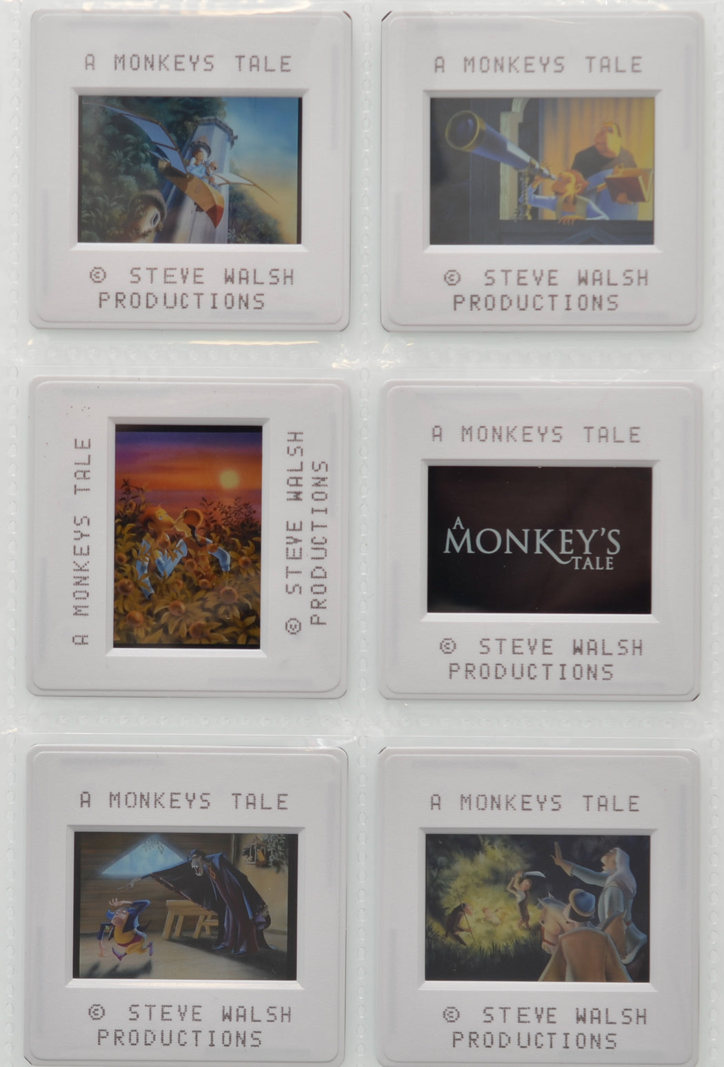 “A Monkey’s Tale” Original 35mm Slides - Cinema Press Slides – pastposters