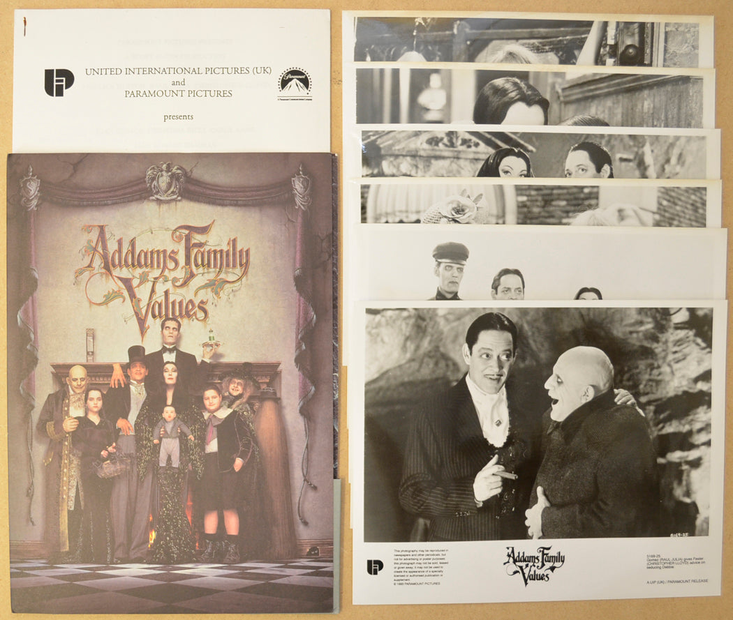 “ADDAMS FAMILY VALUES” Original Cinema Exhibitors Press Kit – pastposters