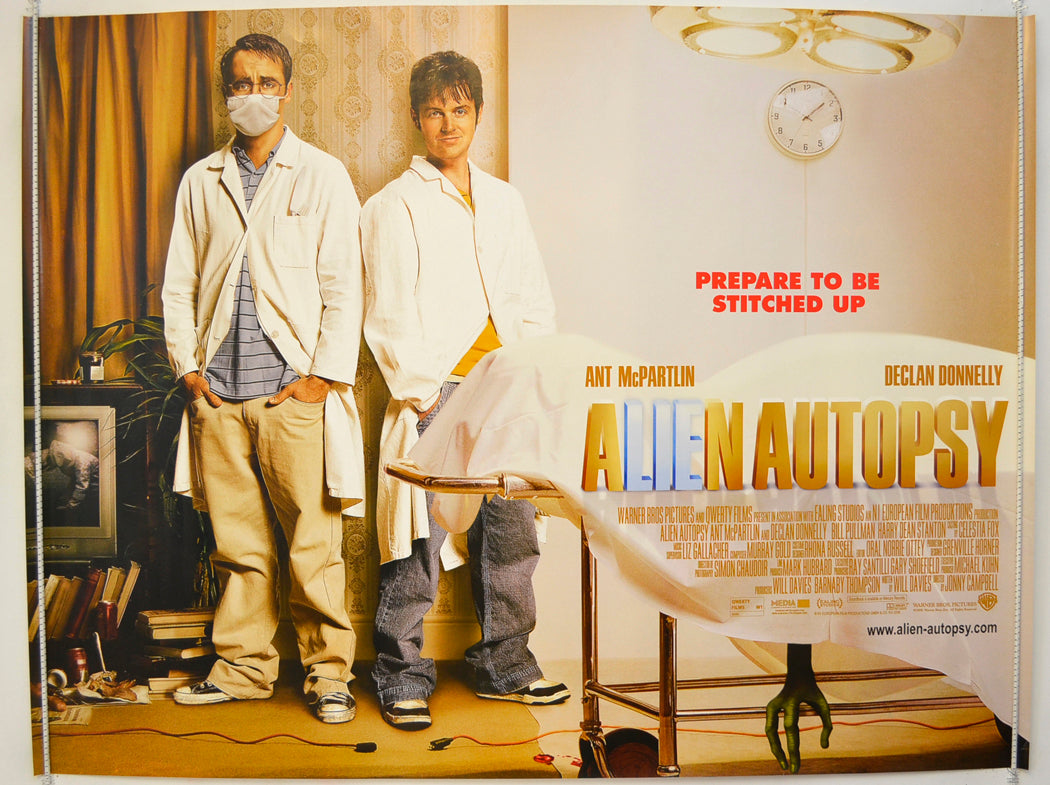 “Alien Autopsy” Original Quad Poster - Film Poster - Movie Poster ...