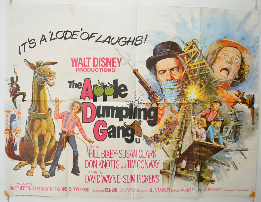 “The Apple Dumpling Gang” Original Quad Poster - Film Poster - Movie P ...
