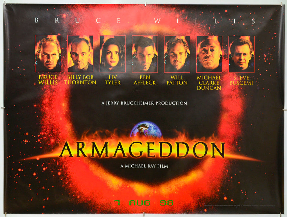 “Armageddon” Original Quad Poster - Film Poster - Movie Poster ...