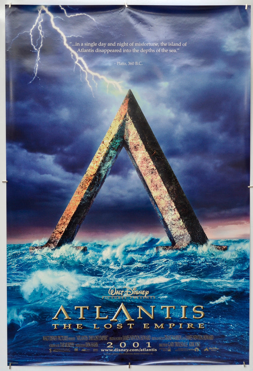 “Atlantis : The Lost Empire” Original One Sheet Poster - Film Poster ...
