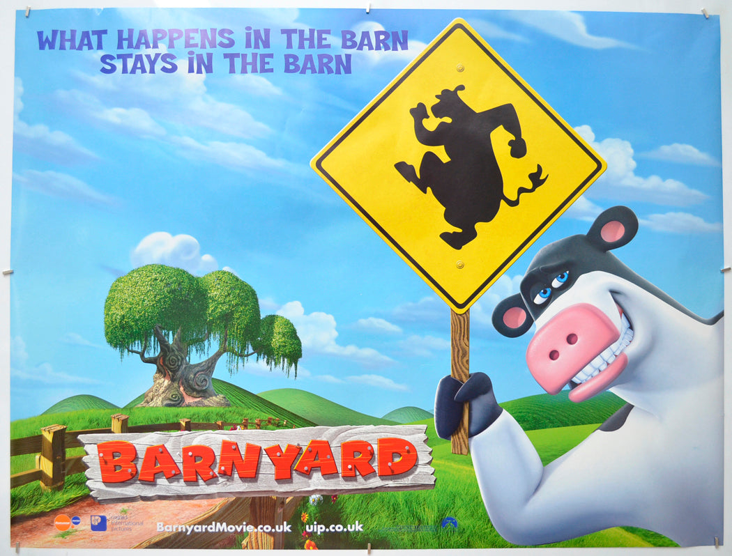 “Barnyard” Original Quad Poster - Film Poster - Movie Poster – pastposters