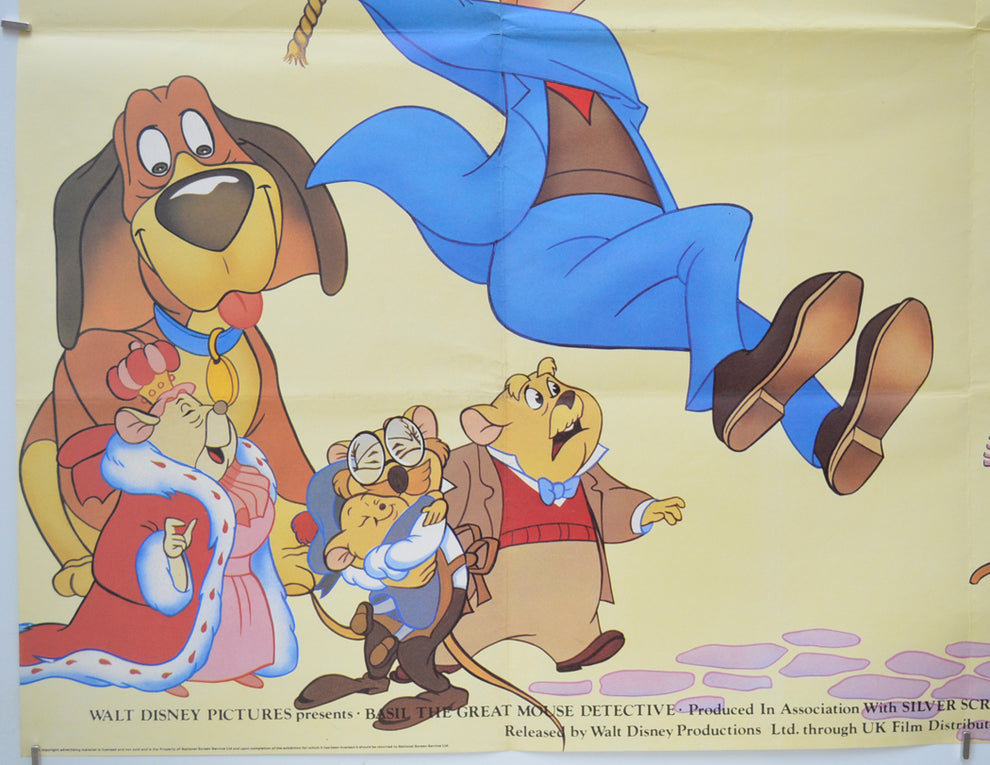 “Basil The Great Mouse Detective” Original Quad Poster - Film Poster ...