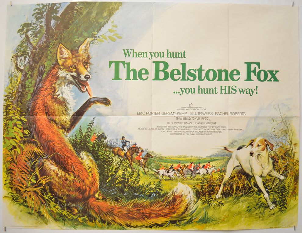 “The Belstone Fox” Original Quad Poster - Film Poster - Movie Poster ...