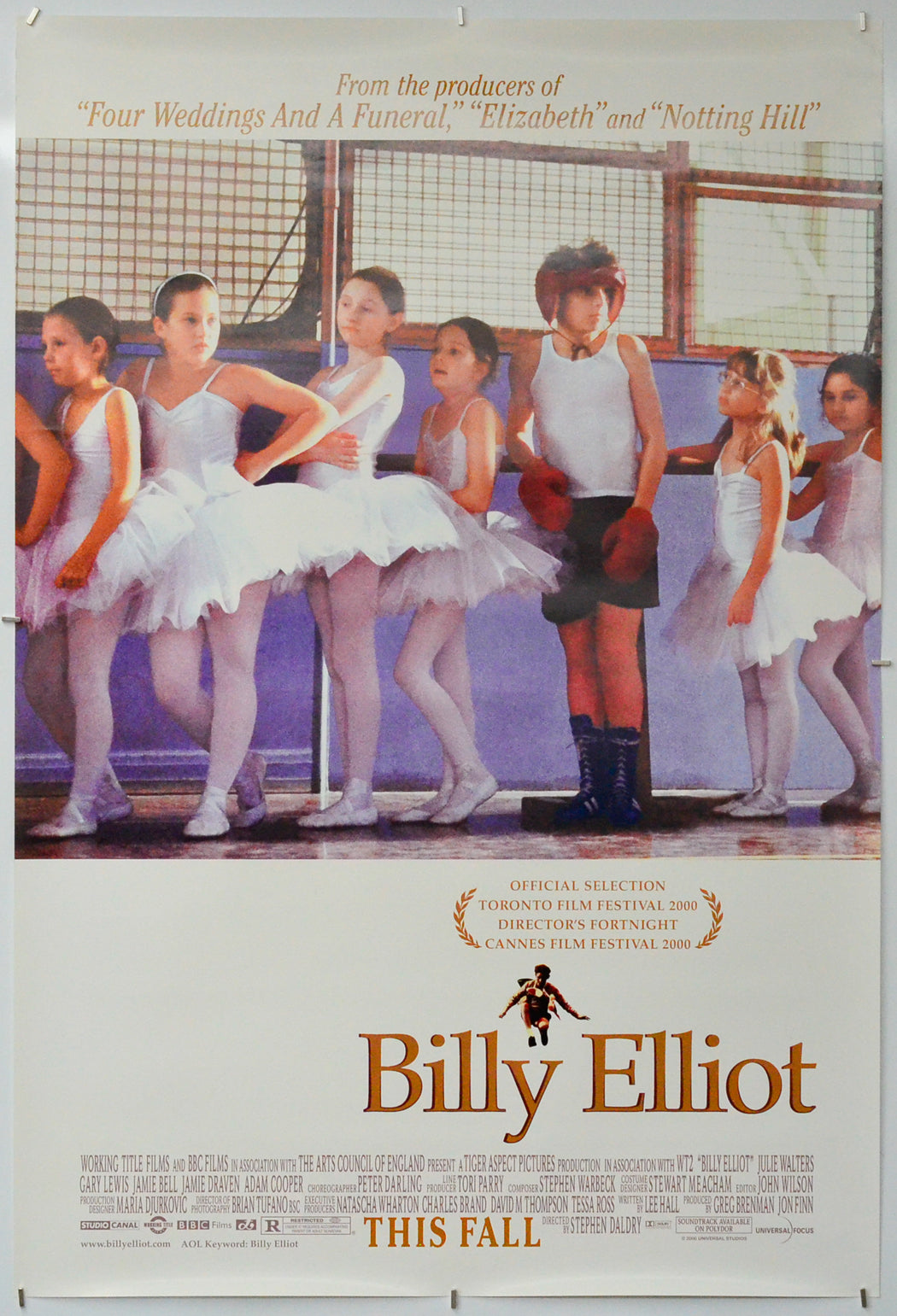 “Billy Elliot” Original One Sheet Poster - Film Poster - Movie Poster ...