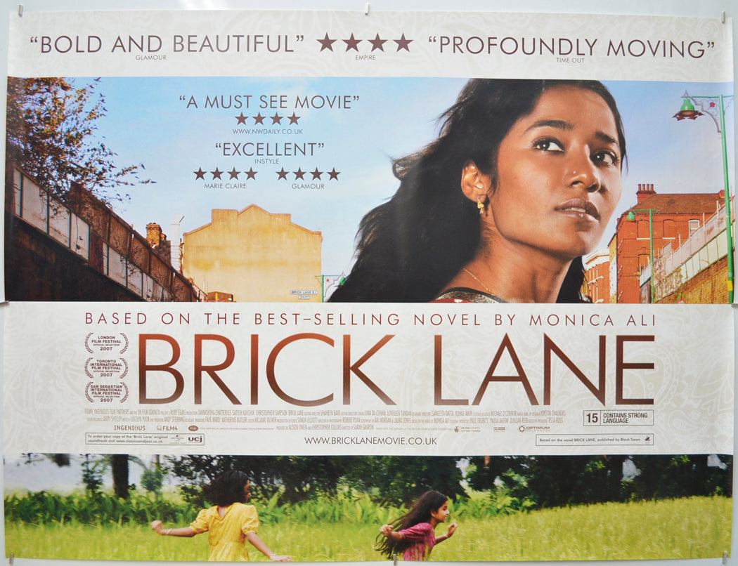 “Brick Lane” - Original Quad Poster - Film Poster - Movie Poster ...