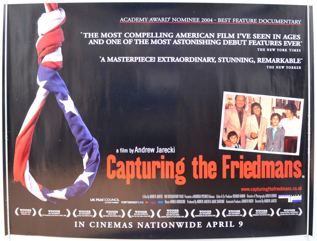 “Capturing The Friedmans” Original British Quad Poster - Film Poster ...