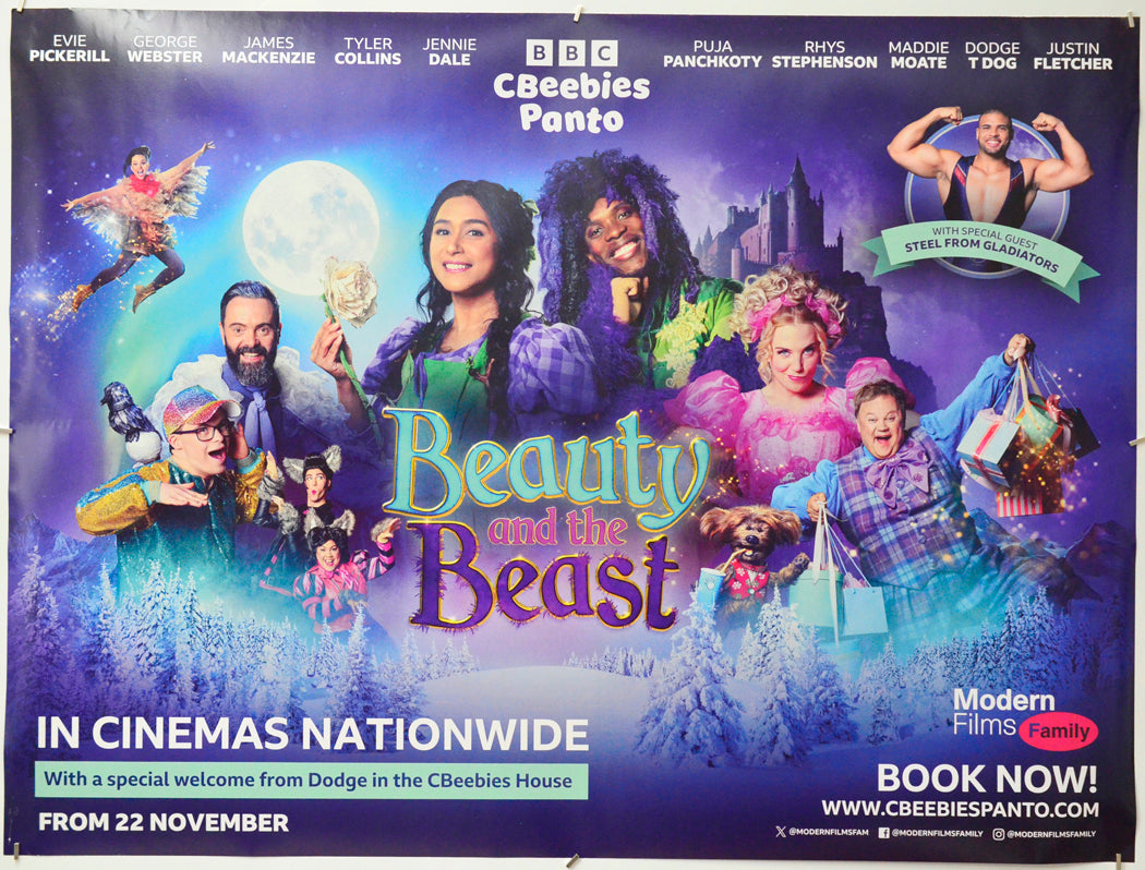 “CBeebies Panto: Beauty and the Beast” Original Quad Poster - Film Pos ...