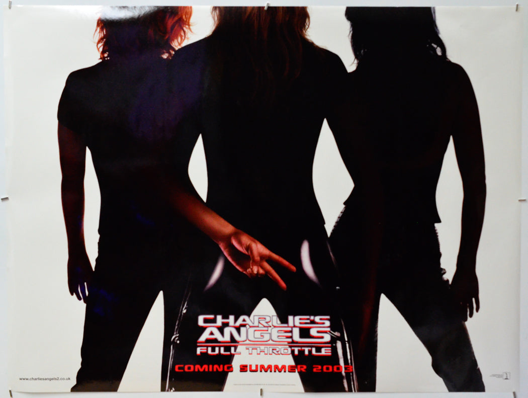 “Charlie's Angels : Full Throttle” Original Quad Poster - Film Poster ...