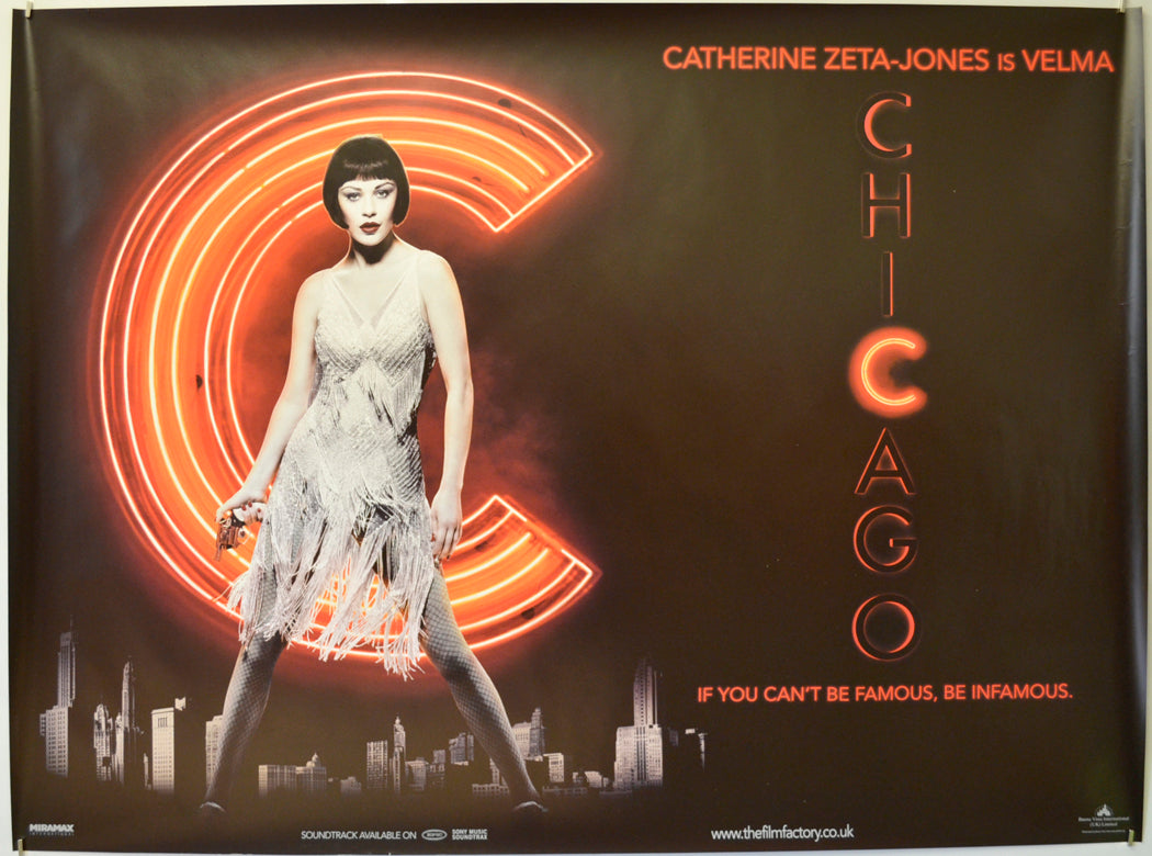 “Chicago” (Velma - Teaser / Advance Version) Original Quad Poster - Fi ...