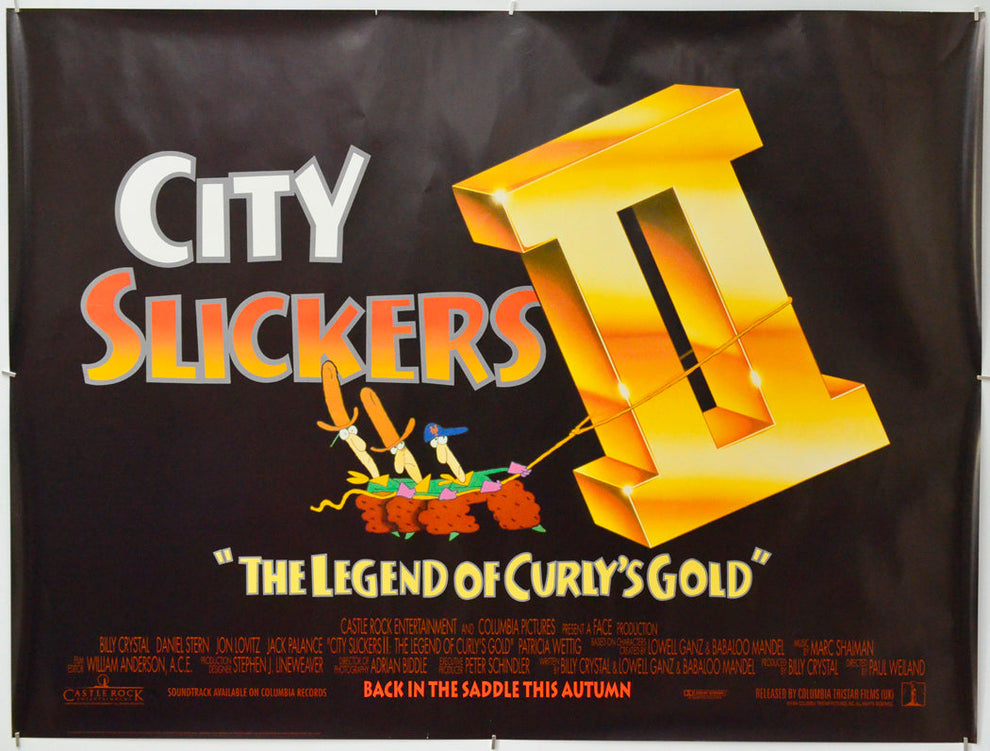 “City Slickers II: The Legend Of Curly's Gold” Original Quad Poster ...