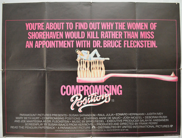 “Compromising Positions” Original Quad Poster - Film Poster - Movie Po ...