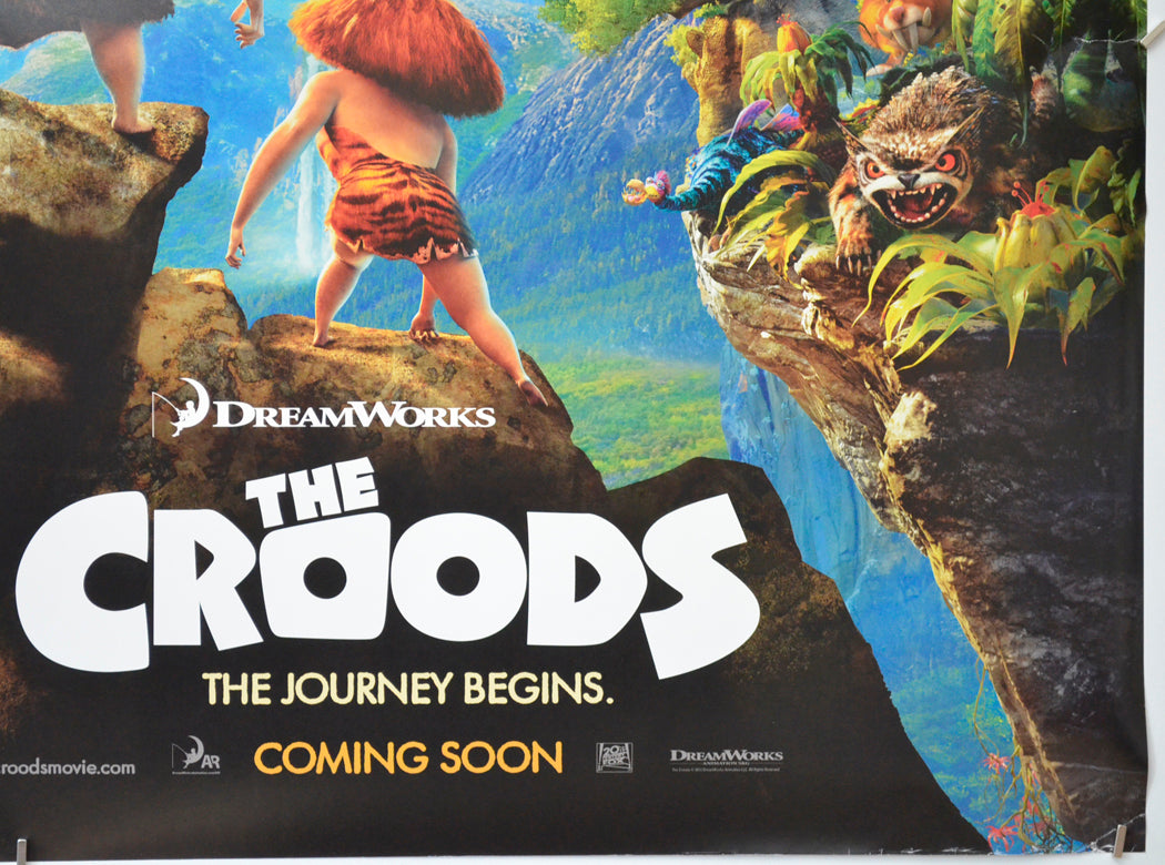 “The Croods” (Teaser / Advance Version 2) Original Quad Poster - Film ...