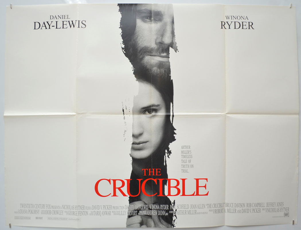 “The Crucible” Original Quad Poster - Film Poster - Movie Poster ...