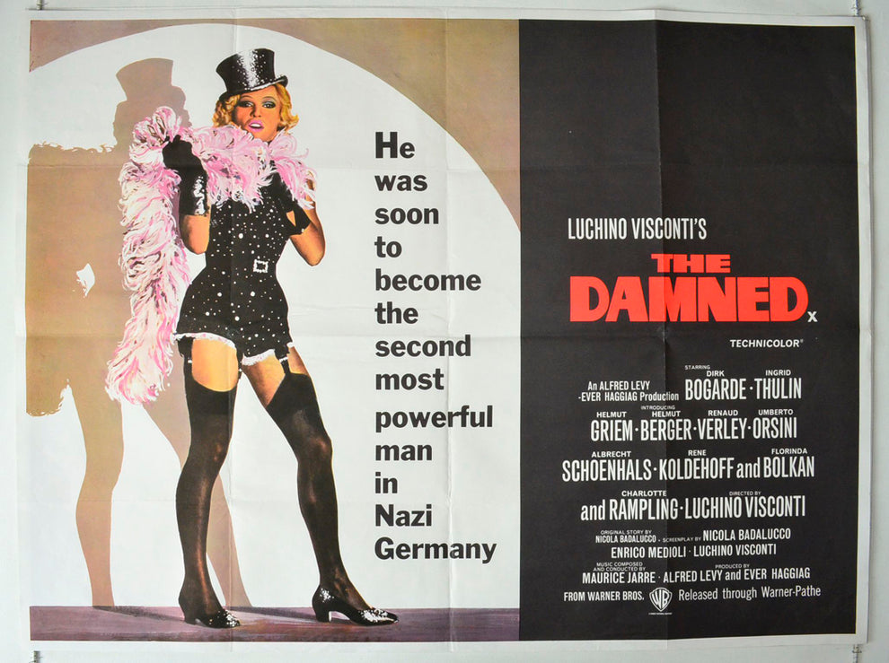 “The Damned” Original British Quad Poster - Movie Poster – pastposters
