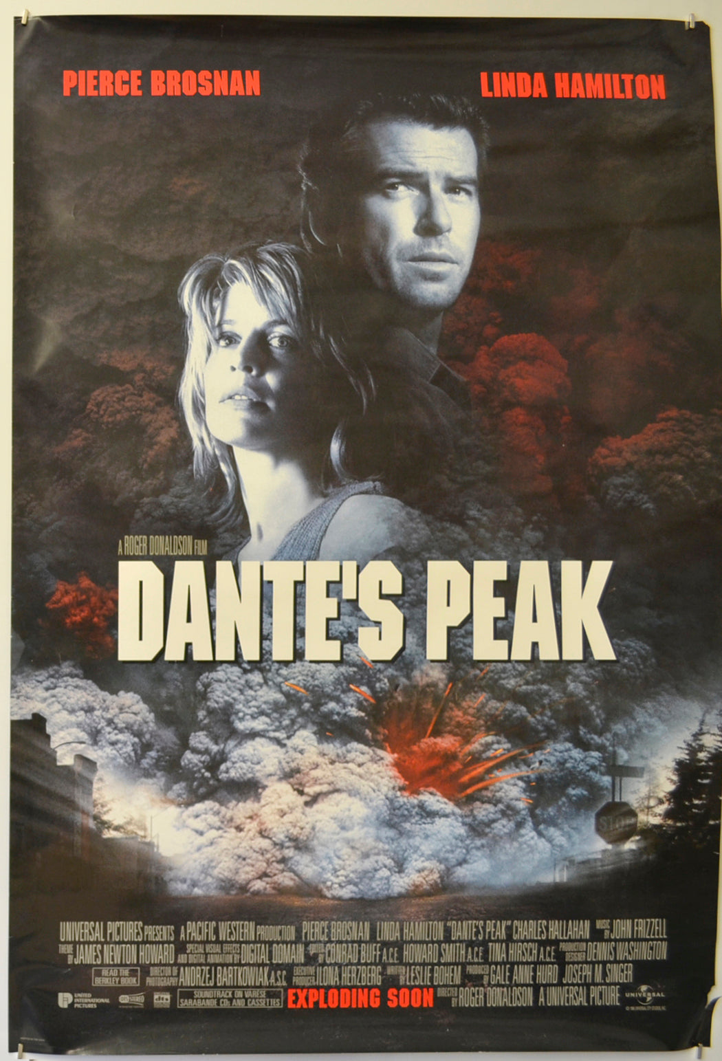 “Dante's Peak” Original One Sheet Poster - Film Poster - Movie Poster – pastposters