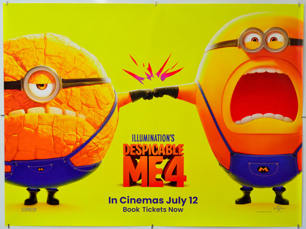 “Despicable Me 4” Original Quad Poster - Film Poster - Movie Poster ...