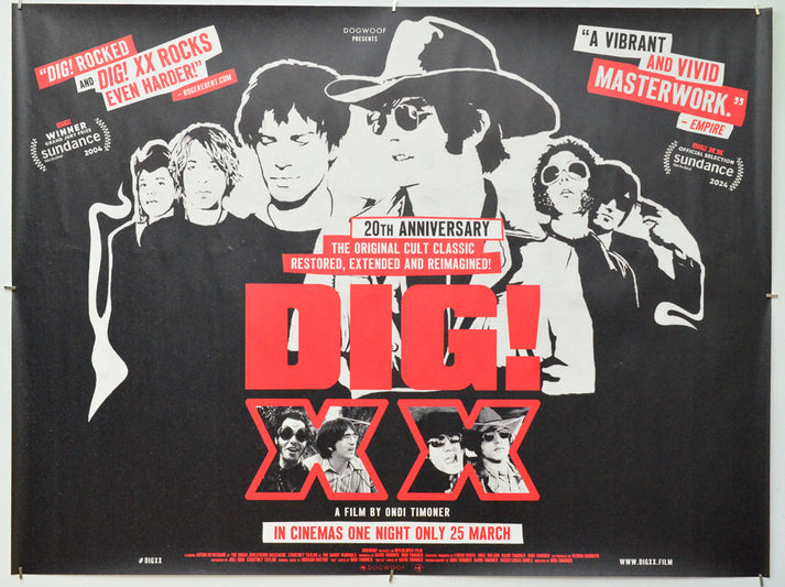 “Dig! XX” Original Quad Poster - Film Poster - Movie Poster – pastposters