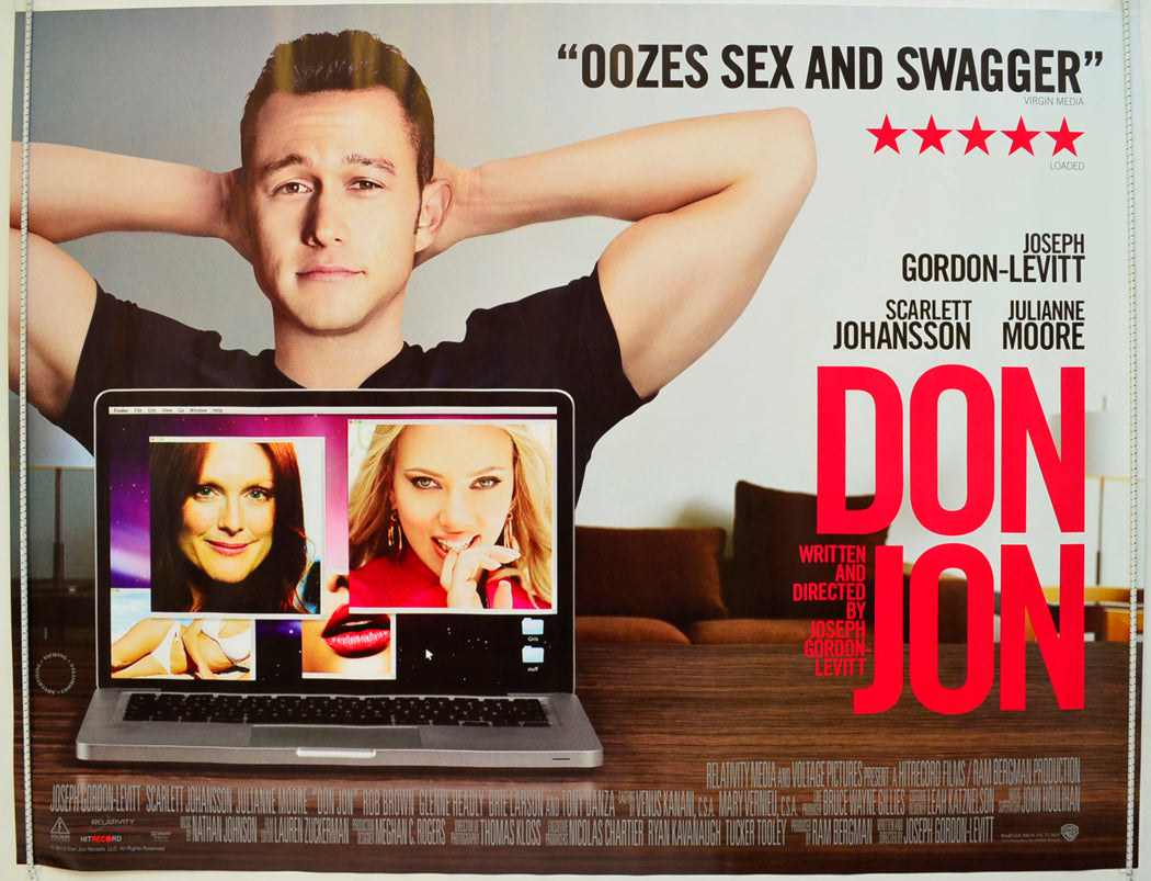 “Don Jon” Original Quad Poster - Film Poster - Movie Poster – pastposters