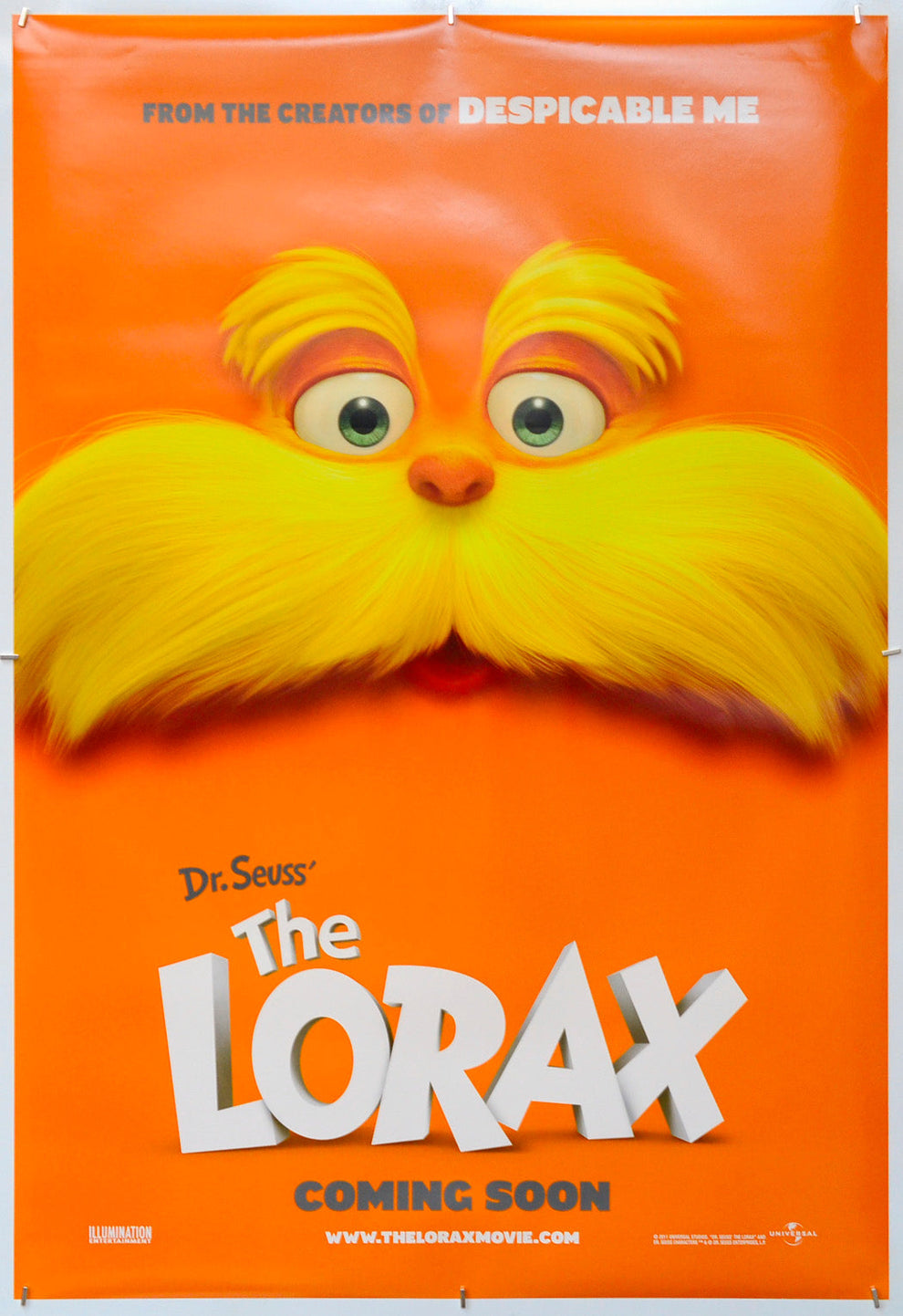 “Dr. Seuss' The Lorax” Original One Sheet Poster - Film Poster - Movie ...