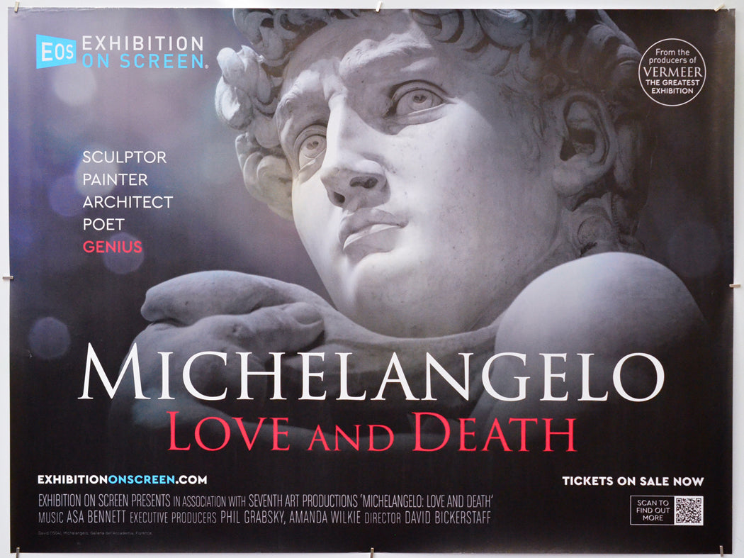 “Exhibition on Screen: Michelangelo Love and Death” Original Quad ...