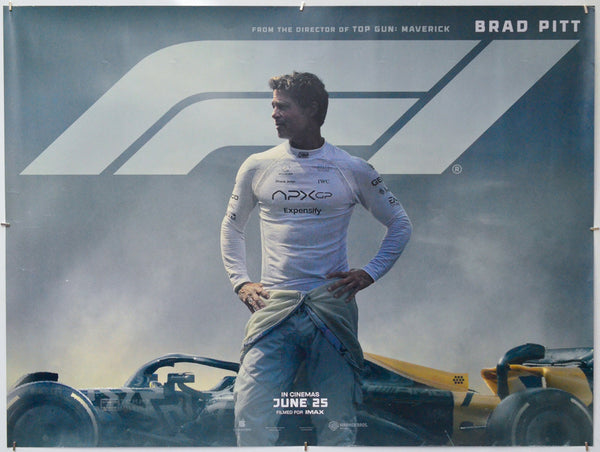 “F1 The Movie” Original Quad Poster - Film Poster - Movie Poster ...