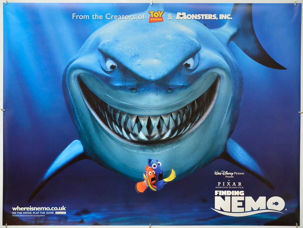 “Finding Nemo” Original Quad Poster - Film Poster - Movie Poster ...