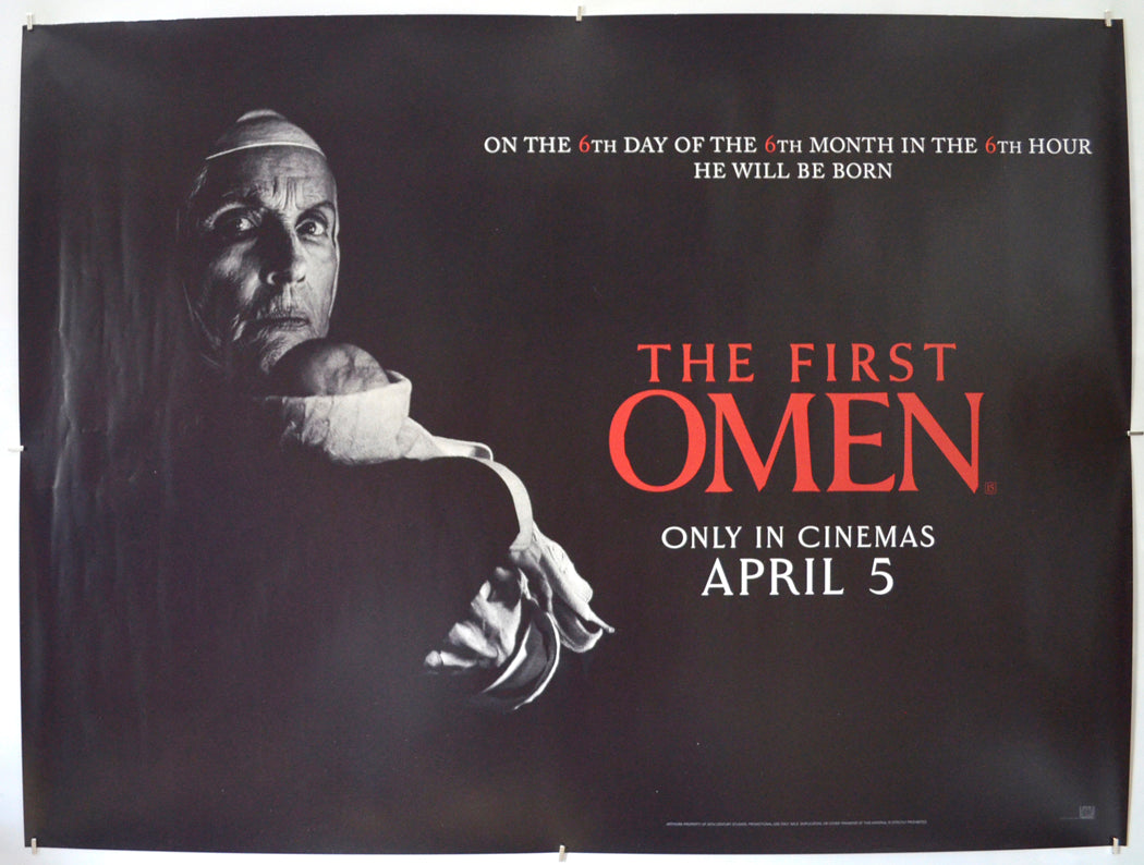 “The First Omen” Original Quad Poster - Film Poster - Movie Poster ...