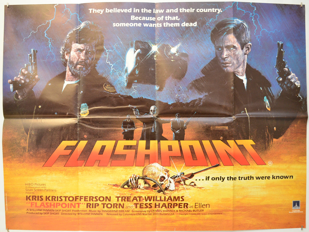 “Flashpoint” Original Quad Poster - Film Poster - Movie Poster ...