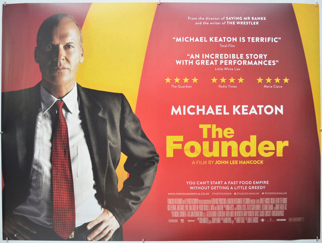 “The Founder” Original Quad Poster - Film Poster - Movie Poster ...
