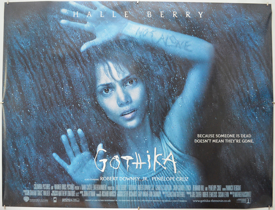 “Gothika” Original Quad Poster - Film Poster - Movie Poster – pastposters